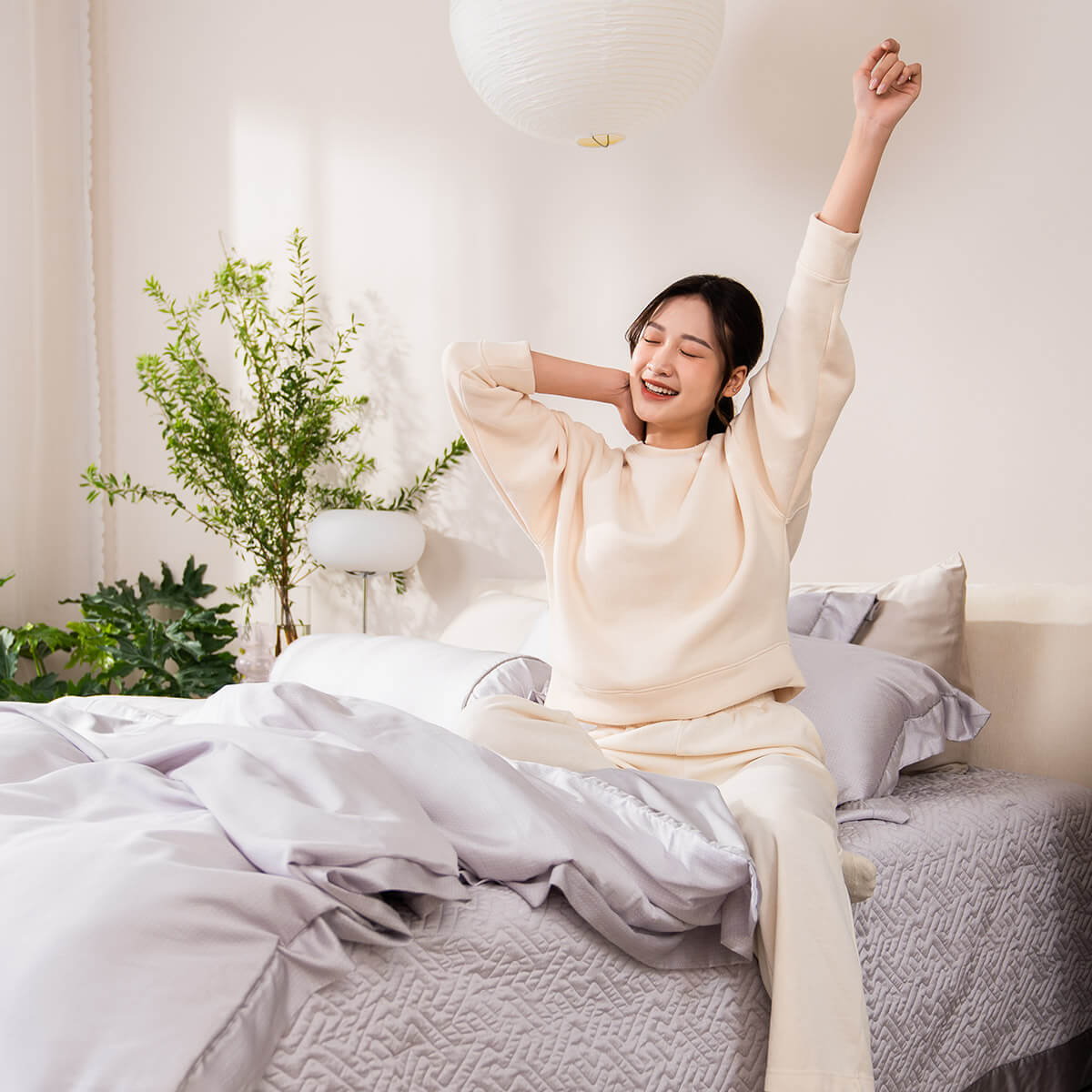 Bộ chăn ga chun chần Amando Élan | Amando